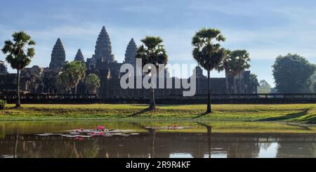 View of the celebrated Khmer Temple at Angkor, Cambodia on April 26 ...