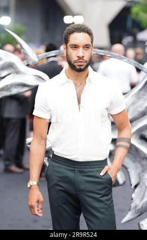 Royce Pierreson attending the UK premiere of The Witcher season 3, at ...