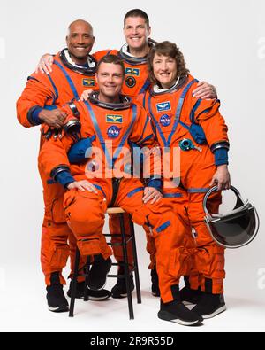 Official crew portrait for Artemis II, from left: NASA Astronauts ...