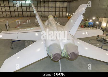 . NASA 862, which is an F/A-18D based at NASA’s Armstrong Flight ...