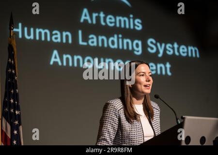 Artemis Human Landing System Announcement. Human Landing System Program ...