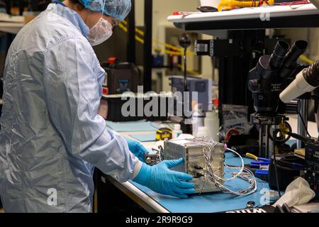 MSOLO-2 Processing. A team of engineers and technicians finished the ...