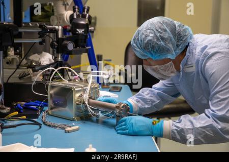 MSOLO-2 Processing. A team of engineers and technicians finished the ...