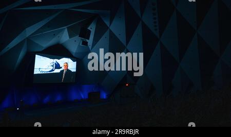 Apollo 17 50th Anniversary Celebration. Teasel Muir-Harmony, curator of ...