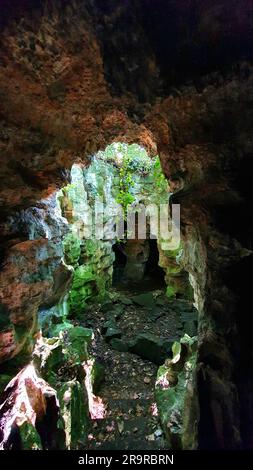 The grotto ruin talacre abbey wales uk Stock Photo - Alamy