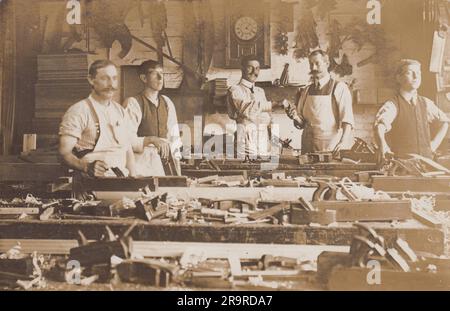 Carpenter, early 1900s Stock Photo - Alamy
