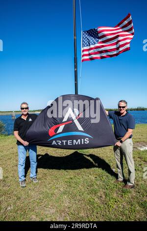 Following a ceremony at NASA’s Kennedy Space Center, the Florida ...