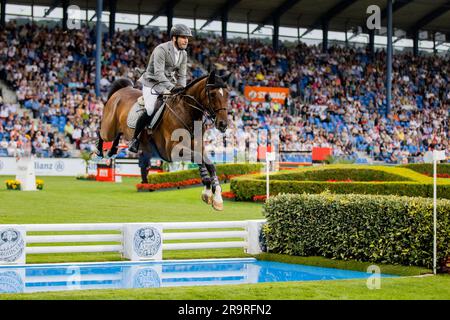 Aachen, Germany. 28th June, 2023. Equestrian sport, jumping: CHIO ...