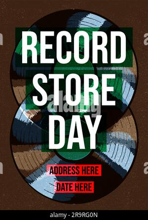 music records background Stock Vector Image & Art - Alamy