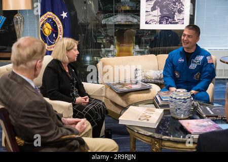 NASA Leadership Meets with NASA’s SpaceX Crew-4 Astronauts. NASA’s ...