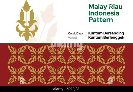 Pattern Malay Riau Batik Songket Tenun, Weaving Motif Corak dan ragi ...