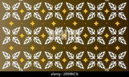 Indonesia Traditional Woven Cloth Songket Seamless Pattern. batik tenun ...