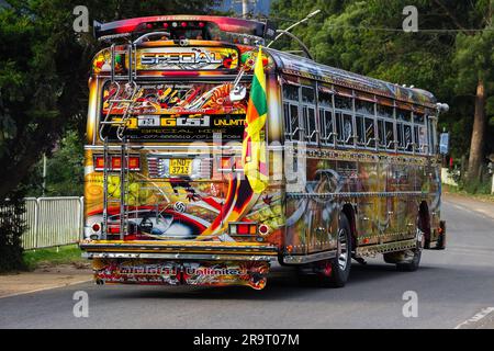 Tuned bus on Sri Lanka Stock Photo - Alamy