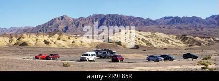 A car parking in the Death Valley in Nevada, USA Stock Photo - Alamy