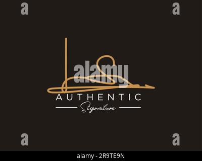 LS Signature Logo Template Vector Stock Vector Image & Art - Alamy