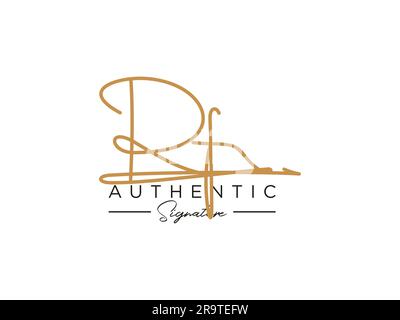 RF Signature Logo Template Vector Stock Vector Image & Art - Alamy