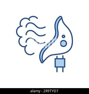 Mechanical ventilation related vector icon. Medical ventilator sign ...