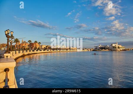 Bari - The promenade in the morning light Stock Photo - Alamy
