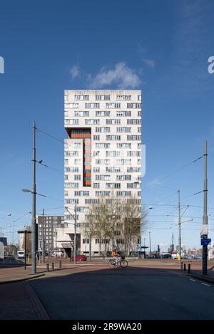 Amsterdam, Netherlands - Ij-Toren housing tower by Neutelings Riedijk ...