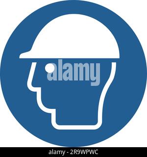 ISO 7010 M014 – Wear head protection Stock Vector Image & Art - Alamy