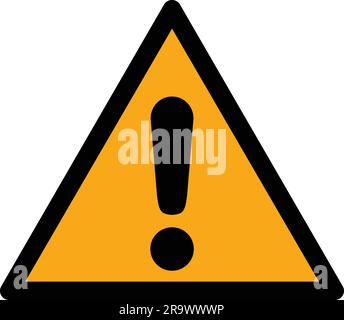 General warning sign Stock Vector Image & Art - Alamy