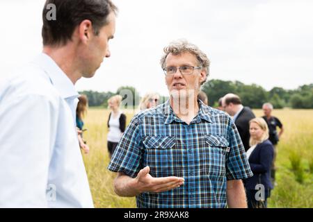Wolfsburg, Germany. 29th June, 2023. Holger Buschmann, state chairman ...