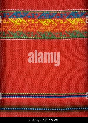 colorful traditional fabrics from northwestern Argentina Stock Photo ...