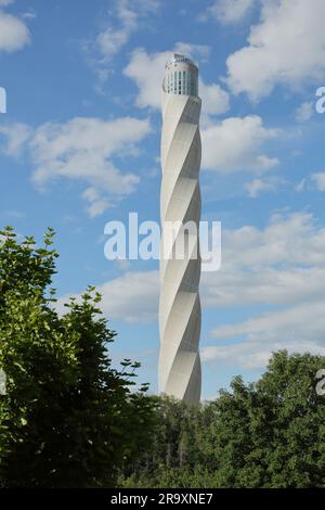 TK Elevator Test Tower by Thyssenkrupp 246m built 2017 in Rottweil ...