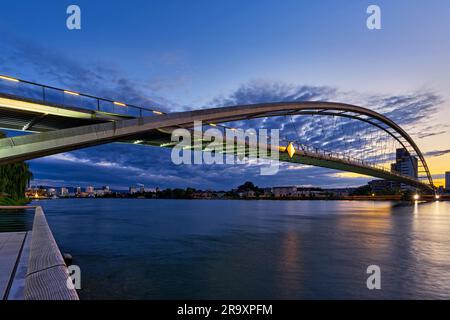 Weil am Rhein, Germany - August 09, 2025: The Moon shines at Night ...
