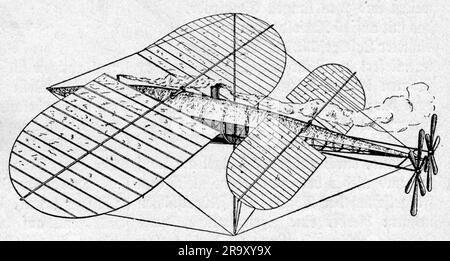 transport / transportation, aviation, early aircraft, steam-powered ...