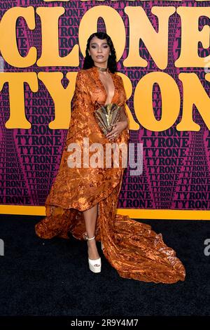 Megan Sousa bei der Premiere des Netflix Films 'They Cloned Tyrone ...