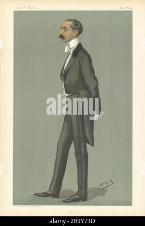 VANITY FAIR SPY CARTOON Reginald Ward 'Copper'. USA. Finance 1899 old ...