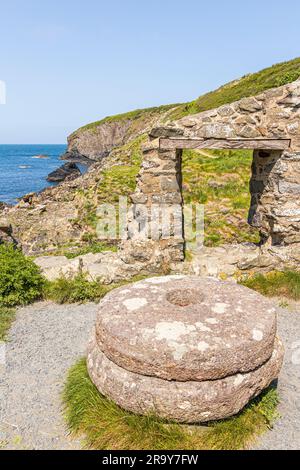Trefin Mill on the Pembrokeshire Coast Path National Trail at Trefin ...