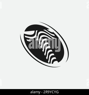 Wavy Lines Forming Letter Logo Design T.EPS 10 Stock Vector Image & Art ...
