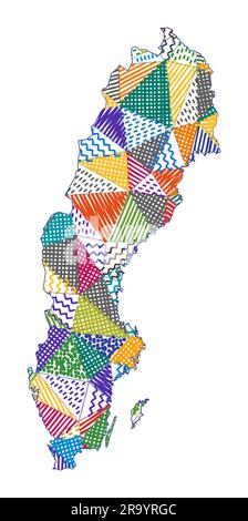 Triangle freehand drawing, handdrawn scribble, doodle, sketch shape ...