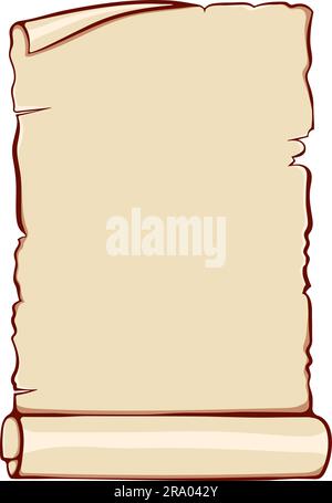 Vertical scroll paper color Stock Vector Image & Art - Alamy