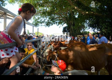 Siggiewi, Malta. 29th June, 2023. People pose for photos during the ...