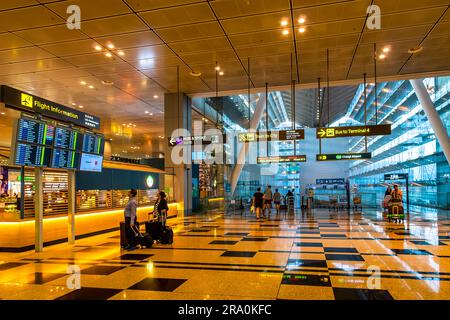 MRT Station at Terminal 3 in Changi Airport, Singapore Stock Photo - Alamy