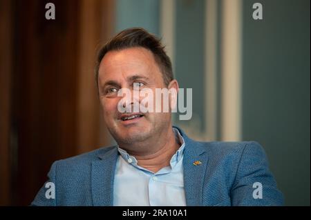 Luxemburg, Luxembourg. 27th June, 2023. Xavier Bettel (Democratic Party ...