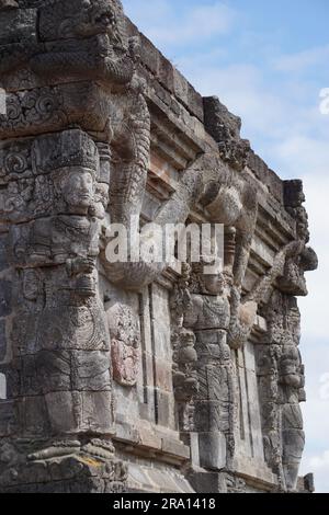 The beautiful Penataran temple in Blitar, East Java, Indonesia. This ...
