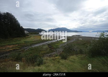 Juneau Alaska; city; nature; waterfront Stock Photo - Alamy