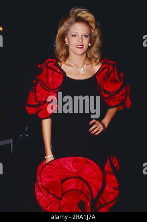 Leticia Koffke, deutsches Fotomodell und Schönheitskönigin, wurde 1990 ...