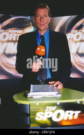 ZDF Sportmoderator Wolf Dieter Poschmann berichtet von den Olympischen ...