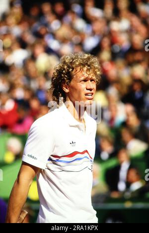 Michael Westphal, deutscher Tennisspieler, Deutschland um 1985 Stock ...
