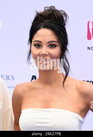 London. UK. Tulisa Contostavlos at the red carpet arrivals for the ...