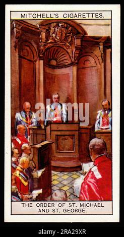 The St George - Vintage Cigarette Card Illustration Stock Photo - Alamy