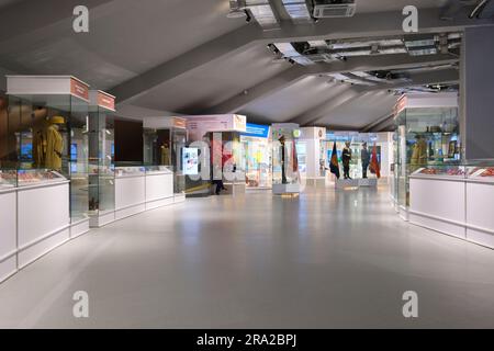 A view of a gallery dedicated to Uzbek soldiers, fighters from WWII ...