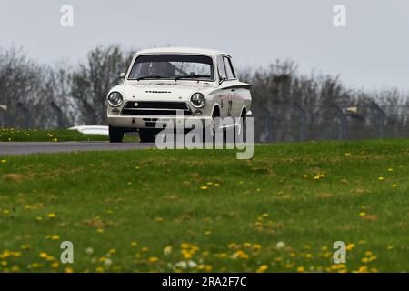 Roy Alderslade, Lotus Ford Cortina Mk1, HRDC Jack Sears Trophy for 1958 ...
