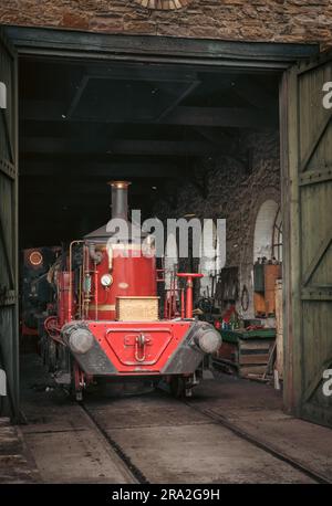 Coffee Pot No 1 steam engine 0-4-0VBT, inside the Engine Shed at ...