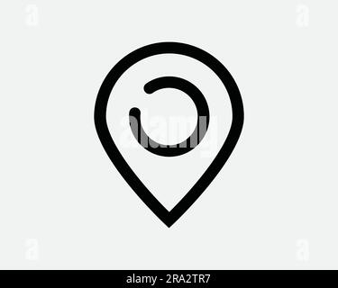 Map pointer icon. Vector Eps 10 Stock Vector Image & Art - Alamy